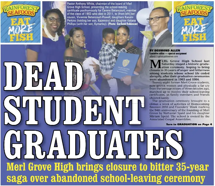 DEAD STUDENT GRADUATES - PressReader