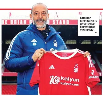 Nuno: I don’t need all of these players - PressReader