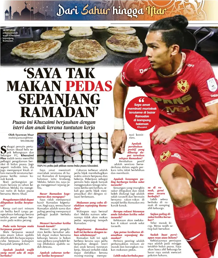 ‘SAYA TAK MAKAN PEDAS SEPANJANG RAMADAN’ - PressReader