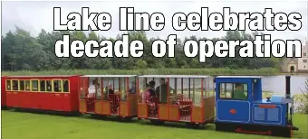 Lake line celebrates decade of operation - PressReader