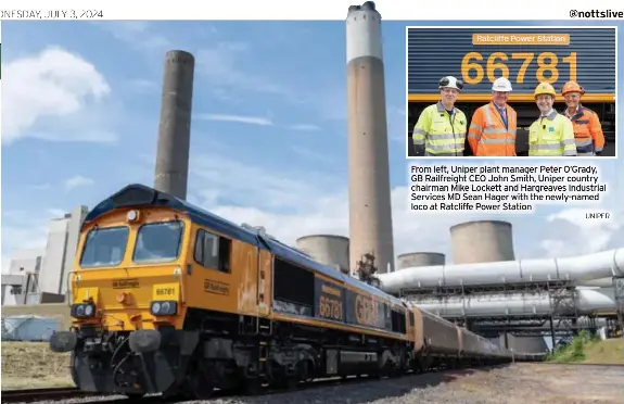 Historic moment as train rolls in with final delivery of coal for power ...