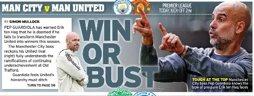 MAN UNITED WIN OR BUST - PressReader