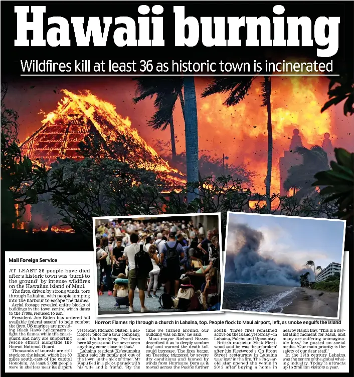 Hawaii burning - PressReader