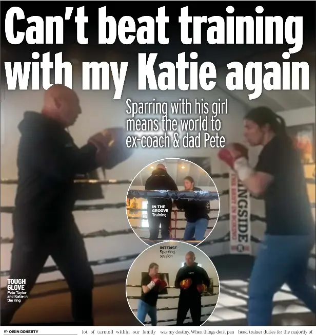 Can’t beat training with my Katie again - PressReader