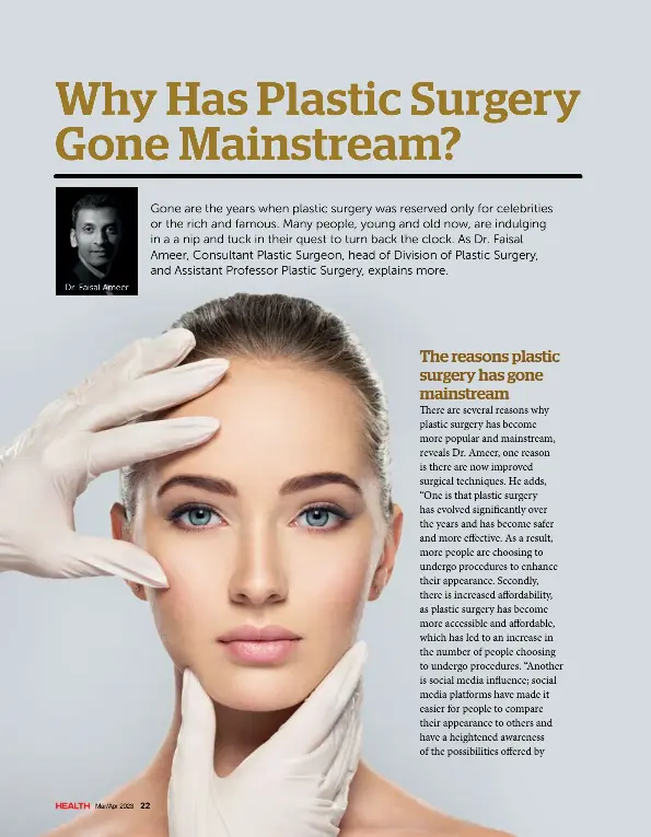 Why Has Plastic Surgery Gone Mainstream - PressReader