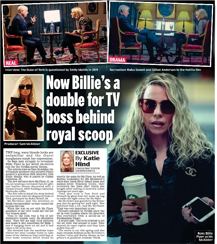 Now Billie’s a double for TV boss behind royal scoop - PressReader