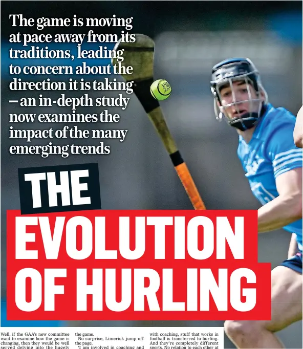 THE EVOLUTION OF HURLING - PressReader