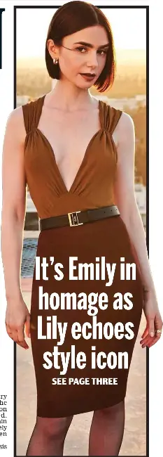 It’s Emily in homage as Lily echoes style icon - PressReader