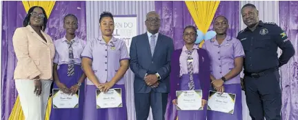 Peace ambassador­s presented at Bishop Gibson High - PressReader