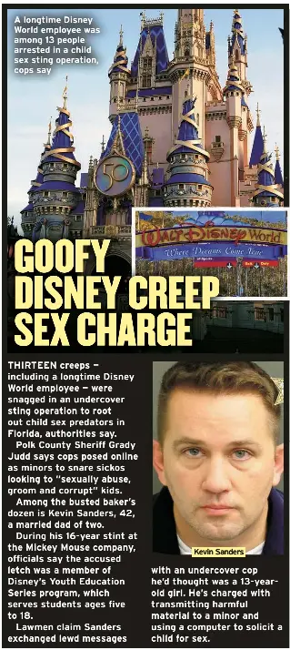 GOOFY DISNEY CREEP SEX CHARGE - PressReader